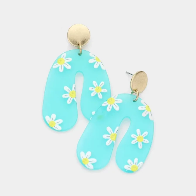 Crown Jewel - Aqua Daisy Arch | Natalie M
